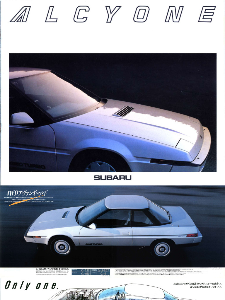 Subaru Alcyone 1985 JPN | PDF