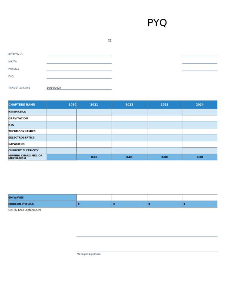 Pyq Detail Tick | PDF