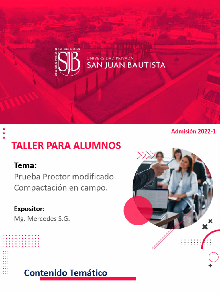 CLASE - SEMANA 7 - Prueba Proctor Modificado. Compactación en Campo ...