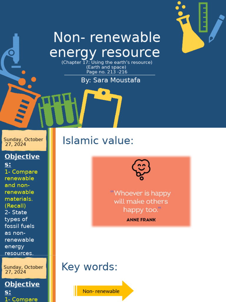 Non-Renewable Energy Resourses. | PDF | Fuels | Renewable Energy