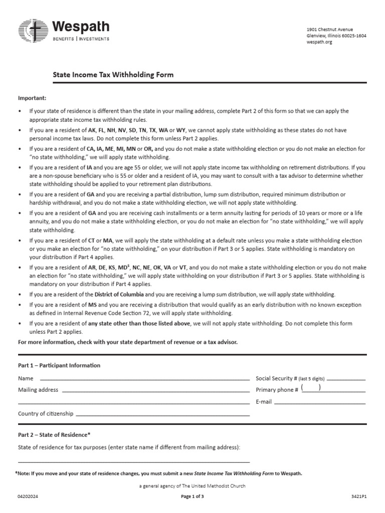 3421-State Income Tax Withholding Form - 240806-07709796 | PDF | Income ...