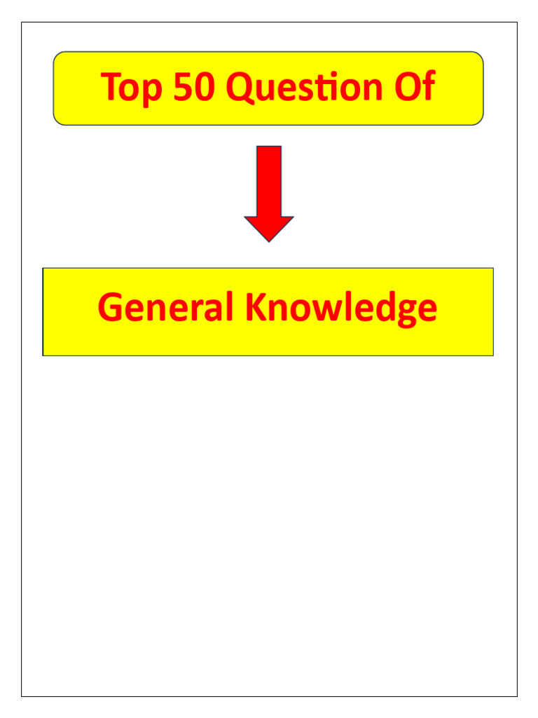 Top 50 General Knowledge Questions on Pakistan | PDF | Pakistan | Islamabad