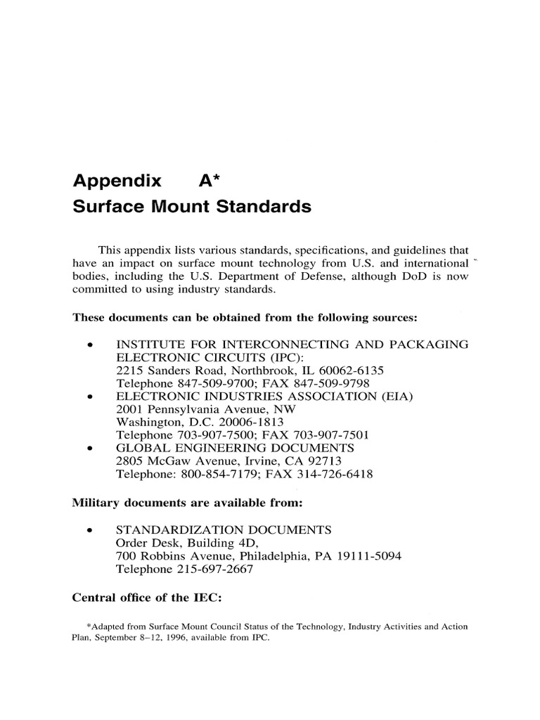 1997 Bookmatter SurfaceMountTechnology | PDF | Capacitor | Printed ...