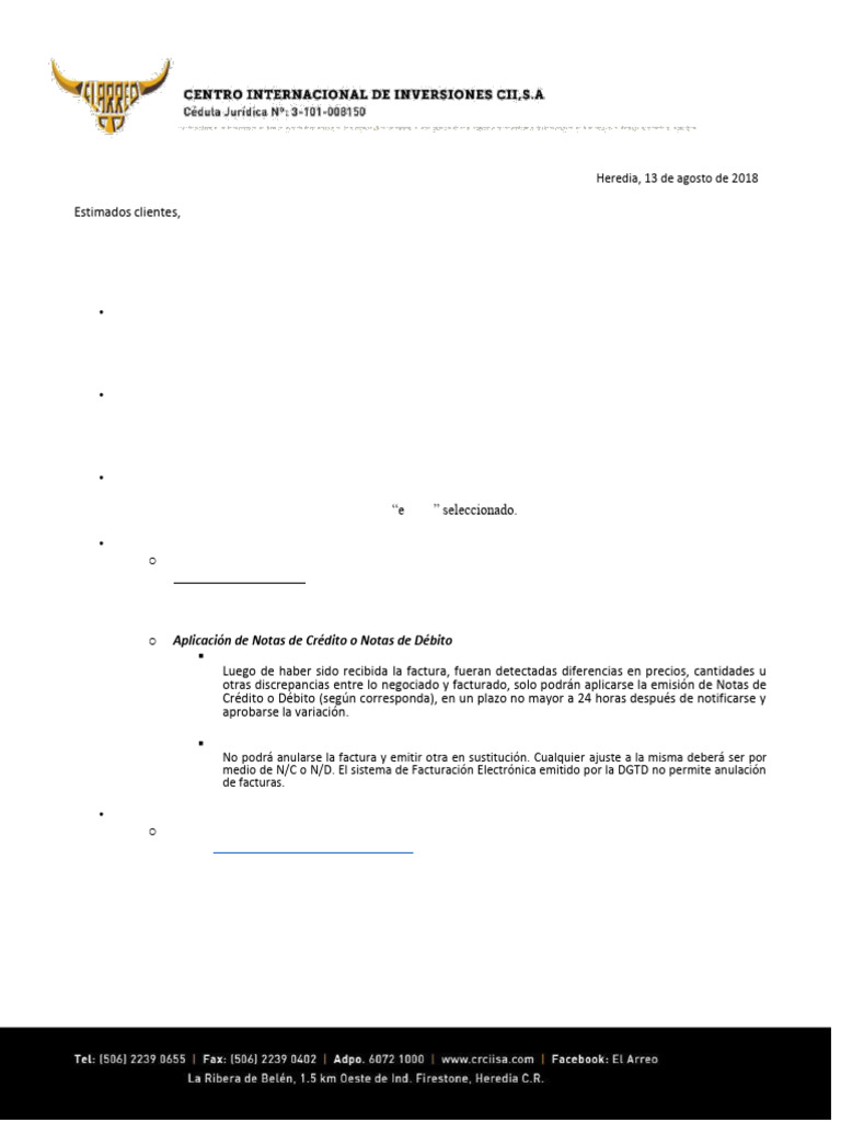 Circular General | PDF | Industrias de servicio