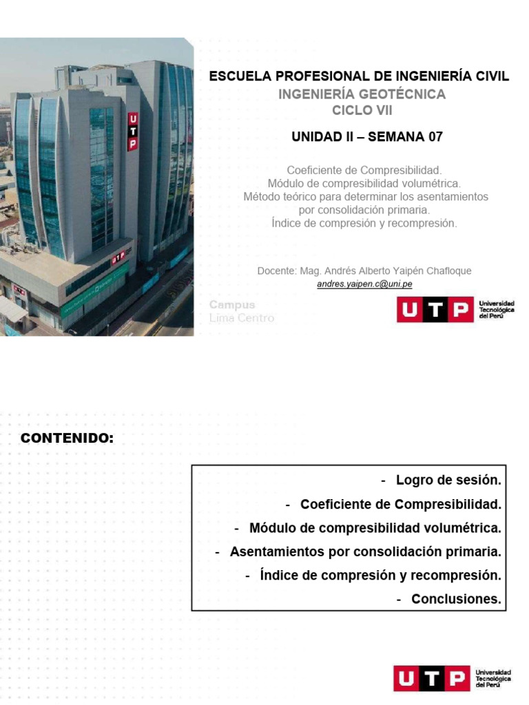 IngGeo s07 | PDF | Física Aplicada e Interdisciplinaria | Mecánica de Medios Continuos