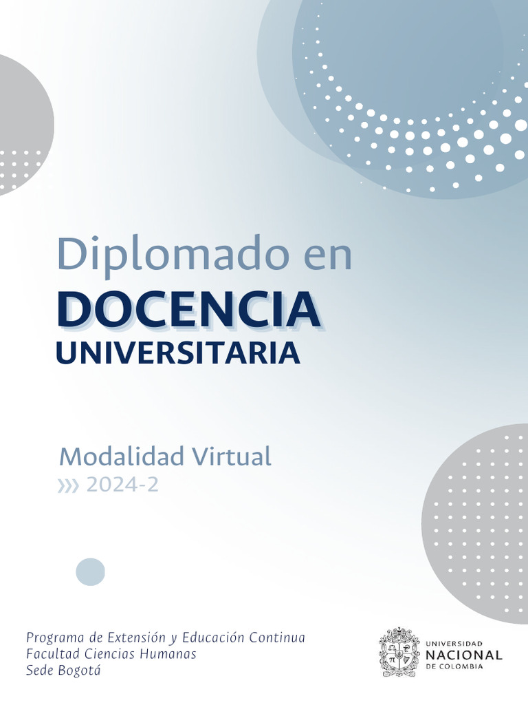 Docencia Universitaria 24-2 | PDF | Enseñando | Maestros