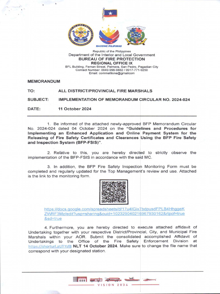 Implementation of Memorandum Circular No 2024 024 Corrected | PDF