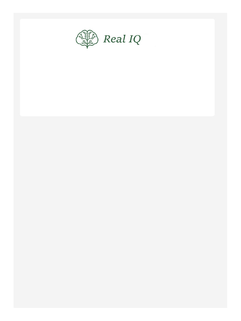 IQ Certificate | PDF
