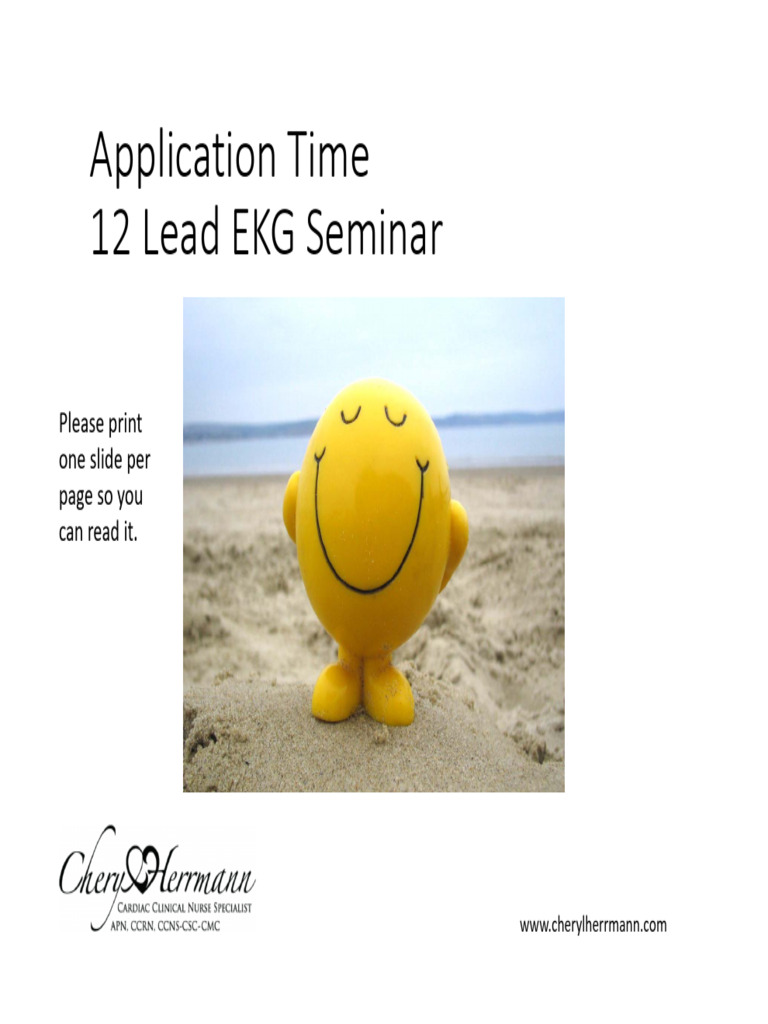 Extra Handout Master 12lead Ekg Chest Xray Interpretation | PDF ...