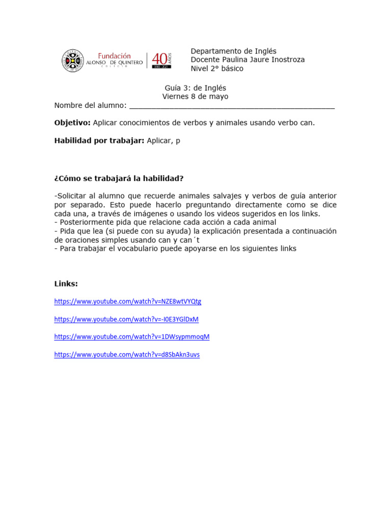 Hability, Can - Can't | PDF