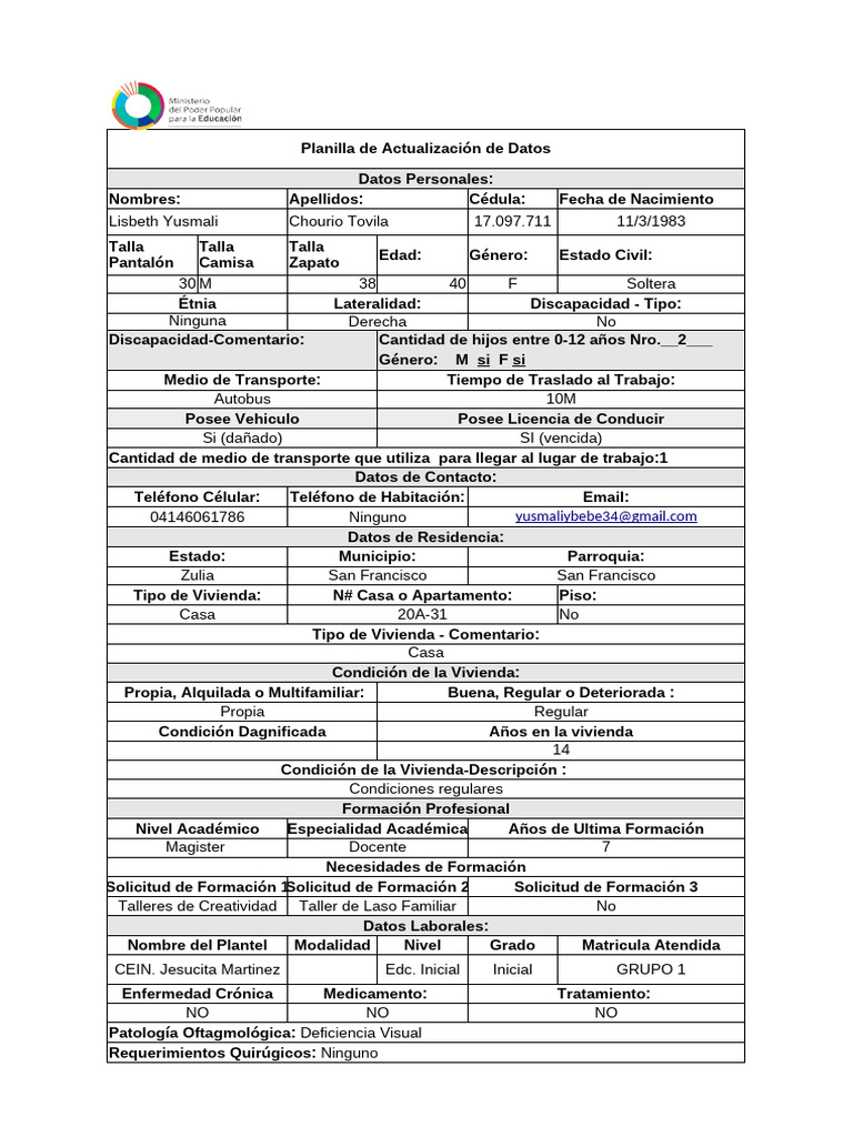 Lisbeth | PDF | Enfermedades y trastornos | Medicina CLINICA