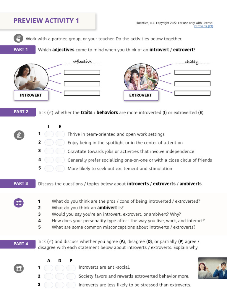 Theworldofintroverts Interactive | PDF | Extraversion And Introversion ...