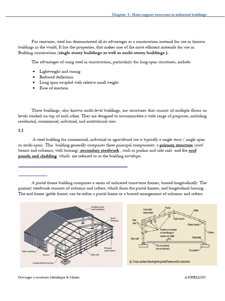 Industrial Support Structures Overview | PDF | Truss | Framing ...