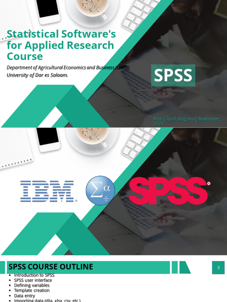STATISTICAL SOFTWARES FOR APPLIED RESEARCH SPSS 26.03.2021 | PDF | Spss | Statistics
