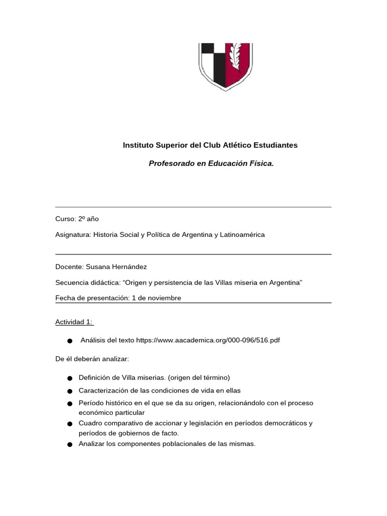 TP Historia 2° 2024 | PDF