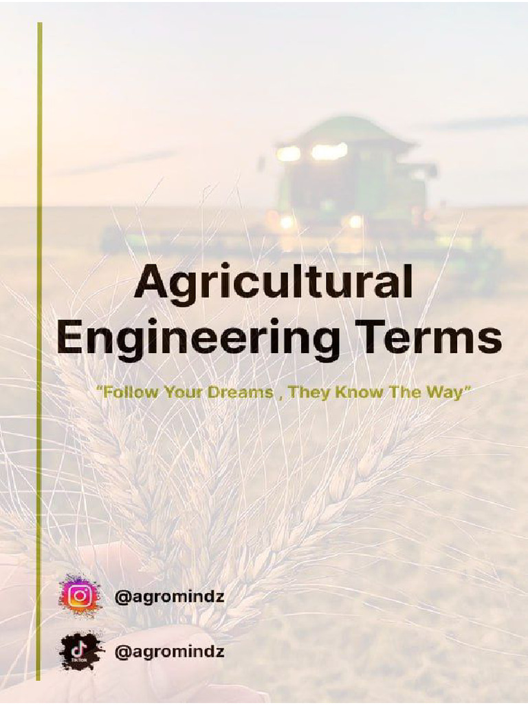 Agricultural Terminology | PDF