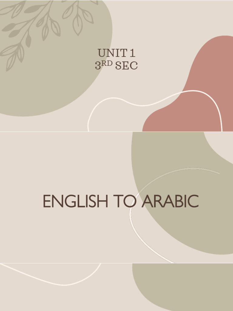 3rd Sec Revision on Unit 1,2&3 KeyVocab | PDF