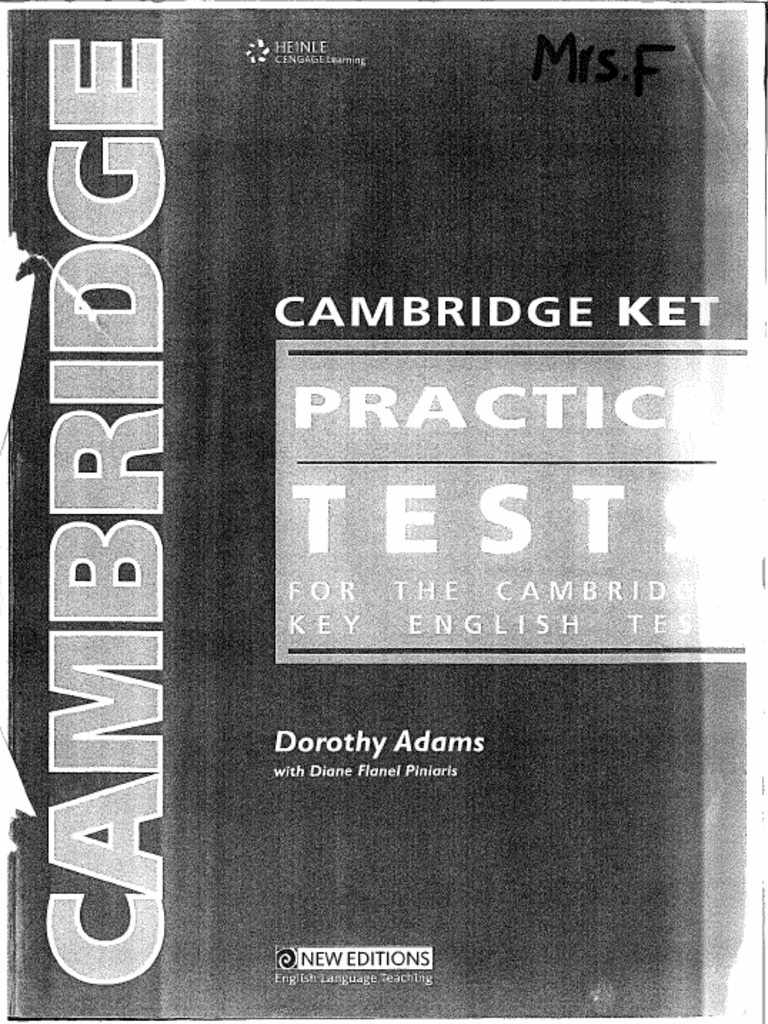Cambridge Ket Practice Tests | PDF