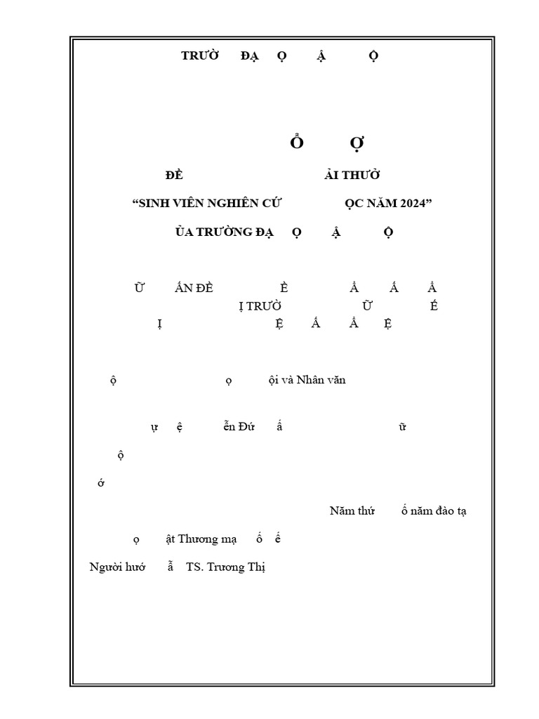 Bìa Phụ NCKH | PDF