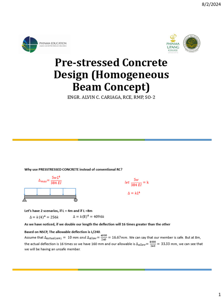 CIE-137-Prestressed-Updated | PDF | Beam (Structure) | Prestressed Concrete