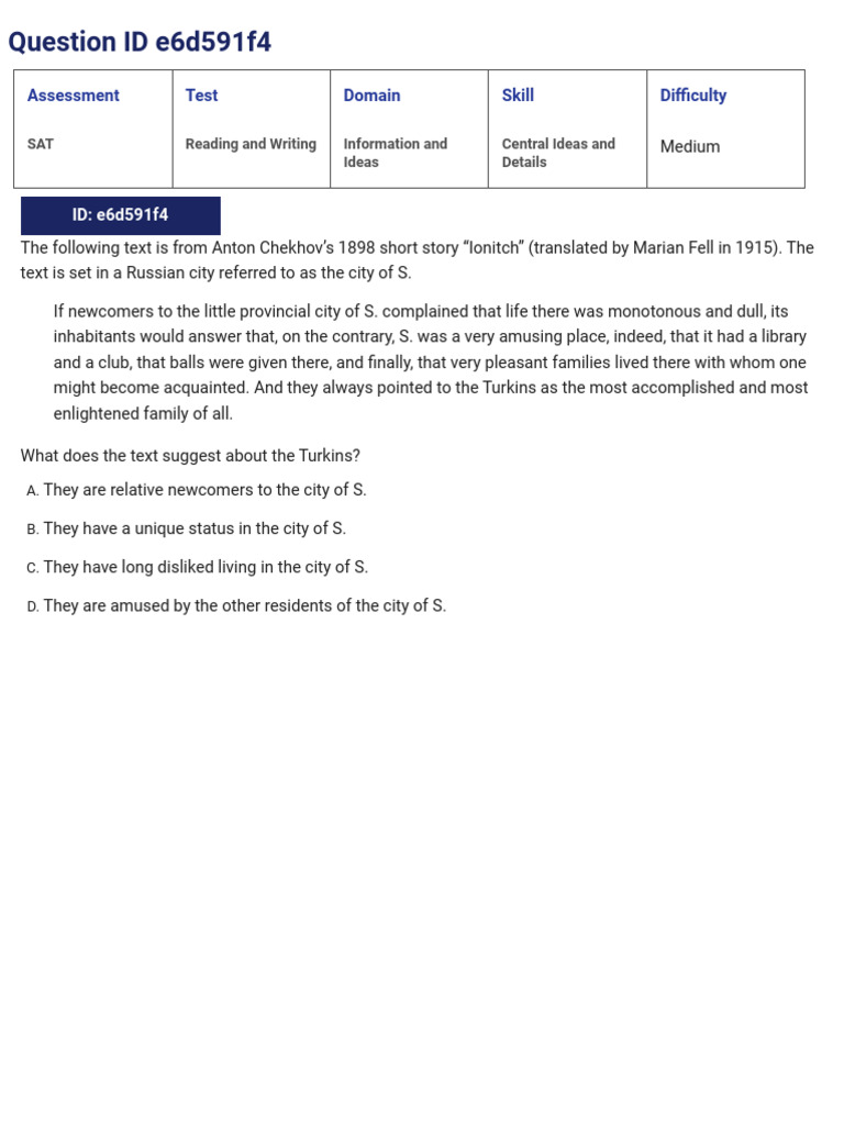 SAT Reading: Information & Ideas Questions | PDF | Stars | Volcano