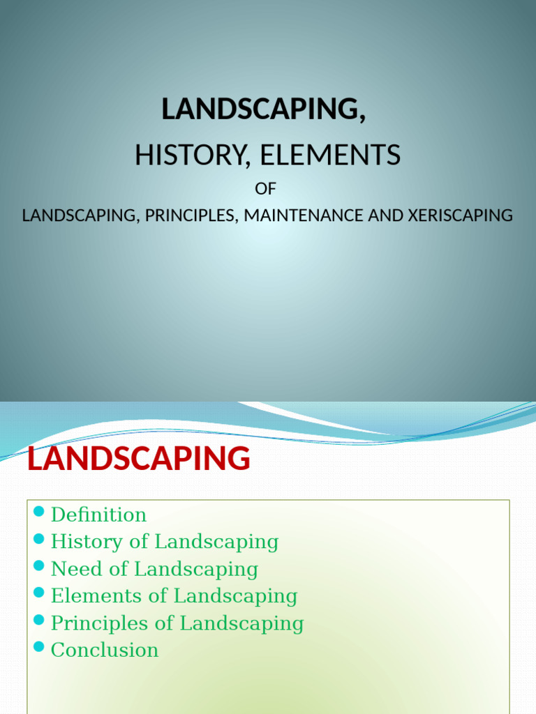 Comprehensive Guide to Landscaping | PDF | Mulch | Landscape