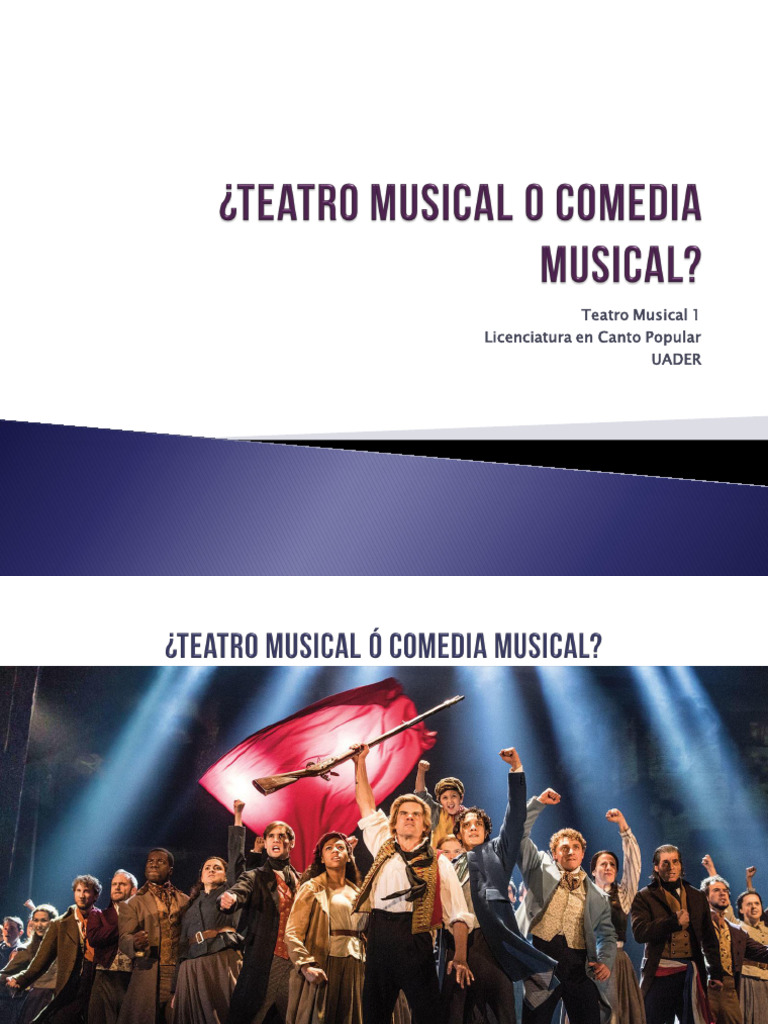 Comedia Musical: Conceptos Clave | PDF