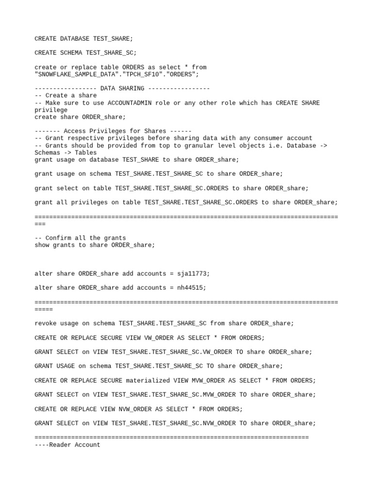 Shares | PDF | Databases | Database Schema