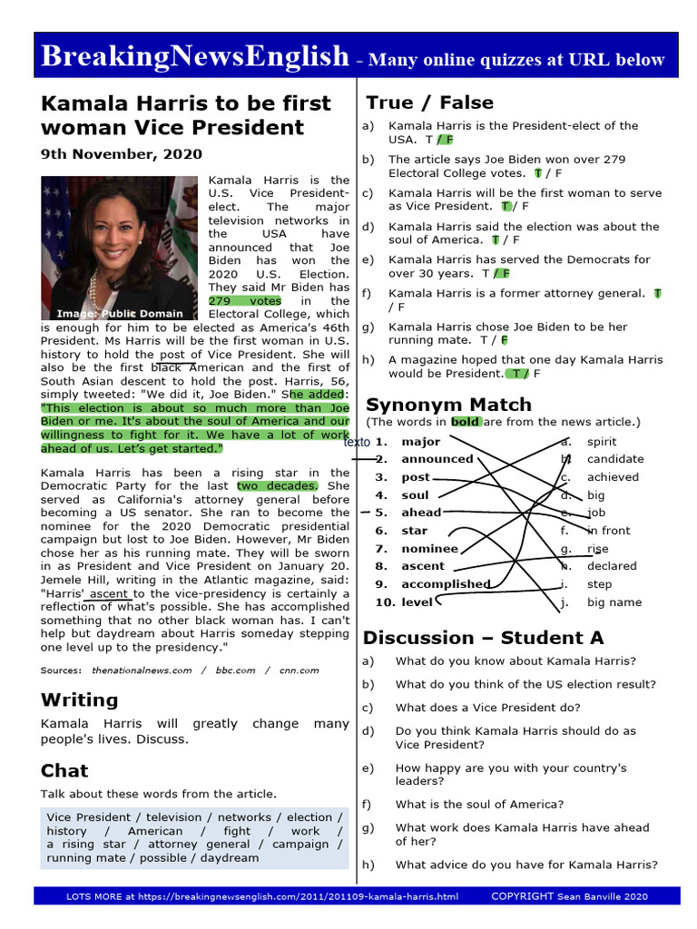 Kamala Harris M | PDF | Vice President Of The United States | Kamala Harris