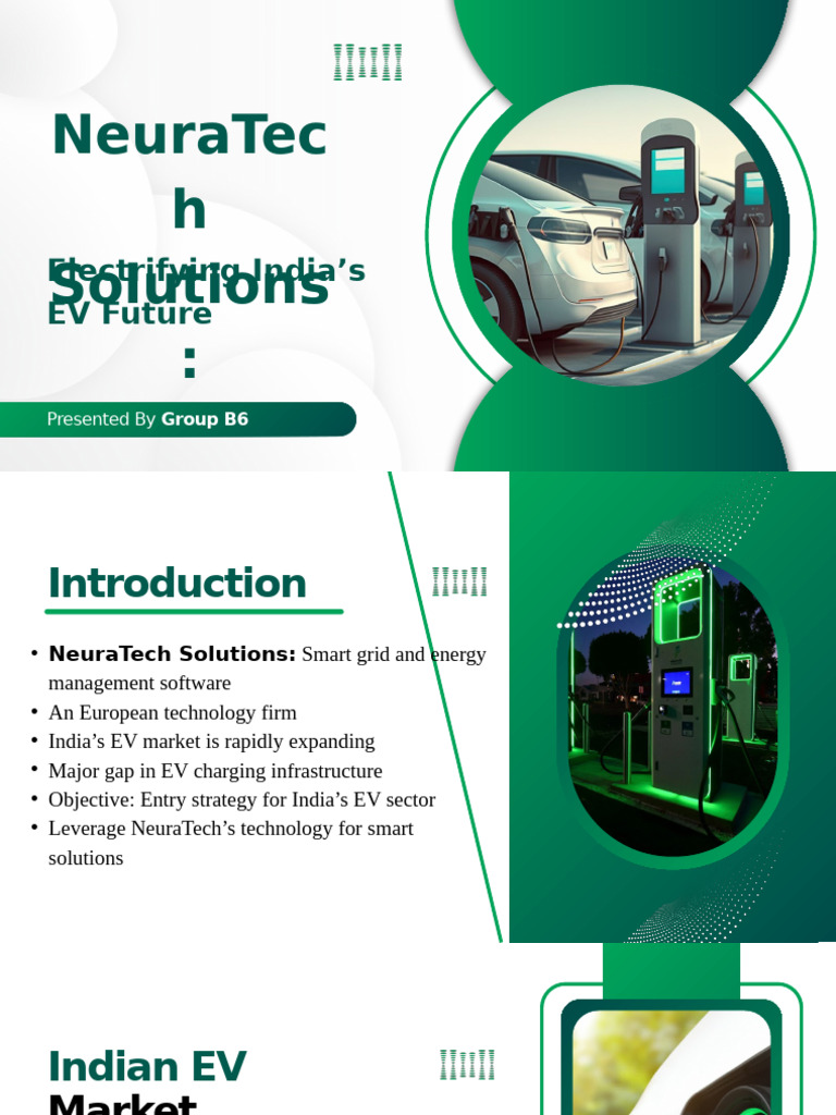 B6 - Market Entry Strategy For NeuraTech Solutions | PDF | Electric Vehicle | Smart Grid