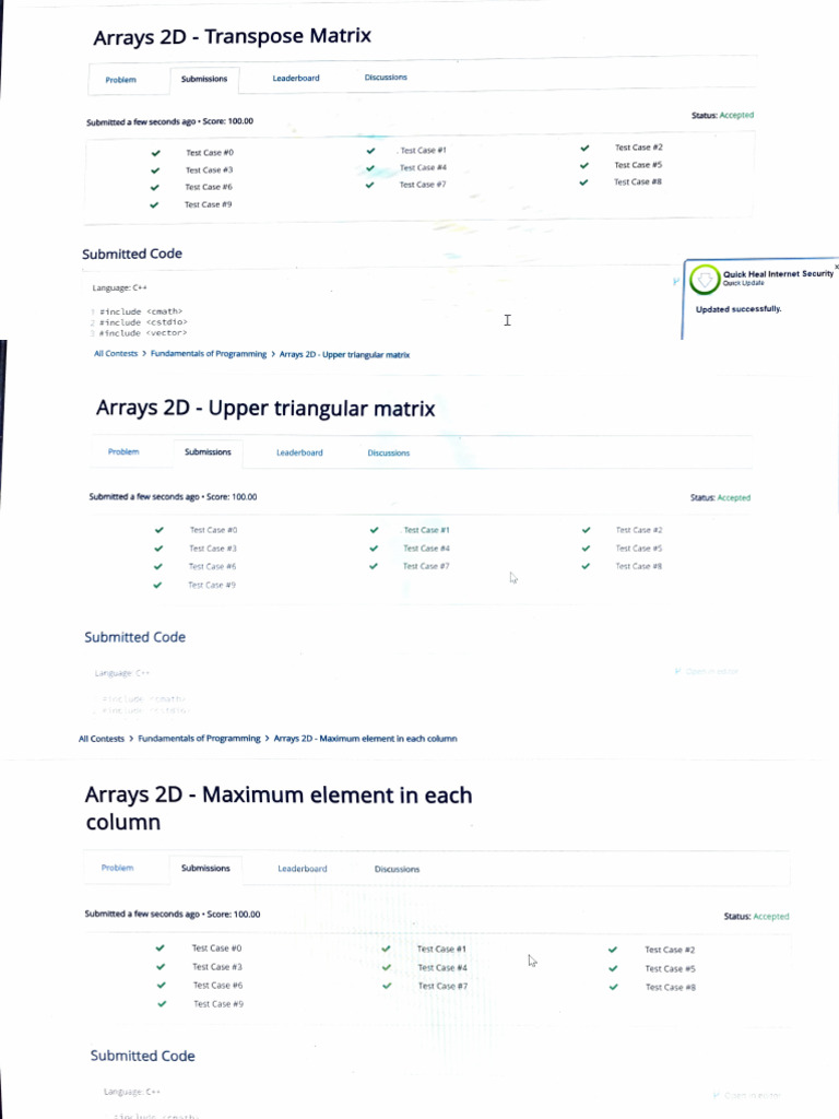 array 2-D | PDF | Matrix (Mathematics) | Applied Mathematics array 2-D | PDF | Matrix (Mathematics) | Applied Mathematics