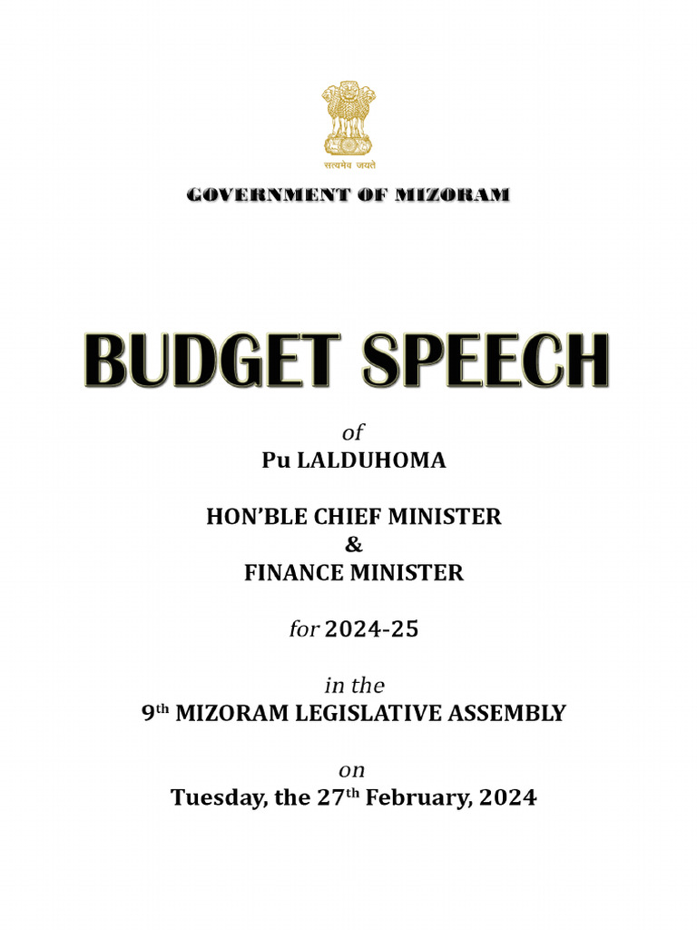 budget-speech-2024-25-eng | PDF | Expense | Taxes