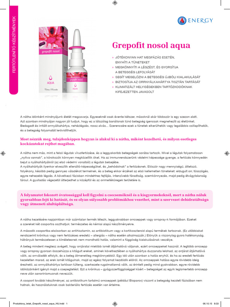 Grepofit NOSOL Aqua | PDF