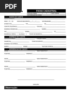 Modelo Ficha Cadastral | PDF