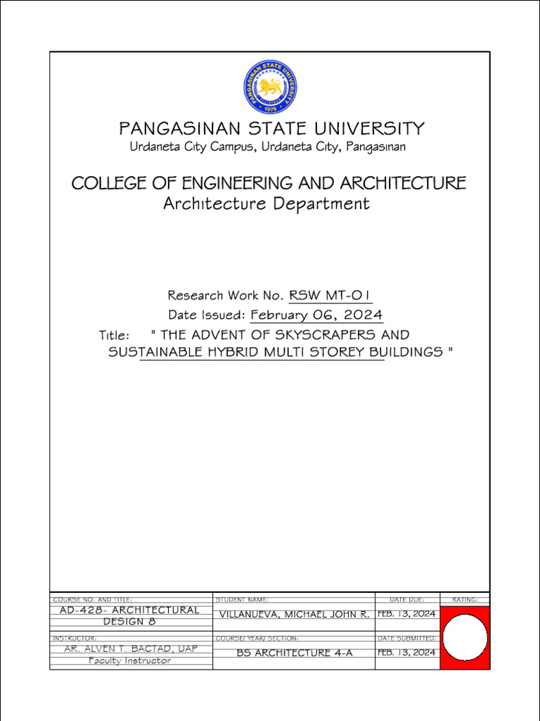 Ardesign8 - Villanueva, Michael John R - rsw-mt-01 | PDF | Beam (Structure) | Bending
