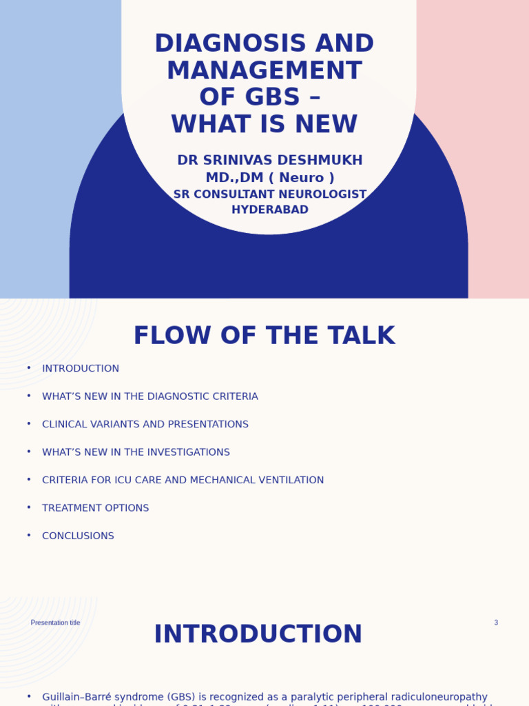 DIAGNOSIS and Management of Gbs TS APICON 2023 | PDF | Human Diseases And Disorders | Diseases ...