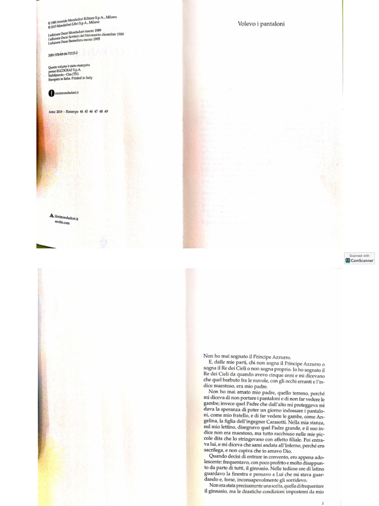 Volevo I Pantaloni. Lara Cardella 2 | PDF