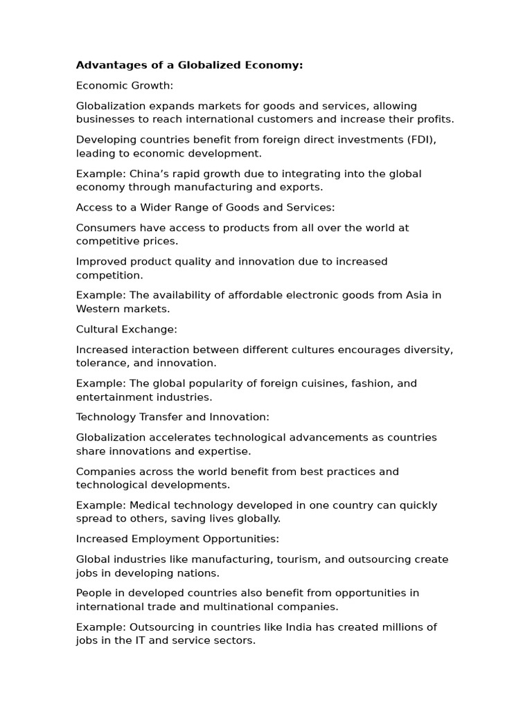 globalización | PDF | Globalization | Developing Country