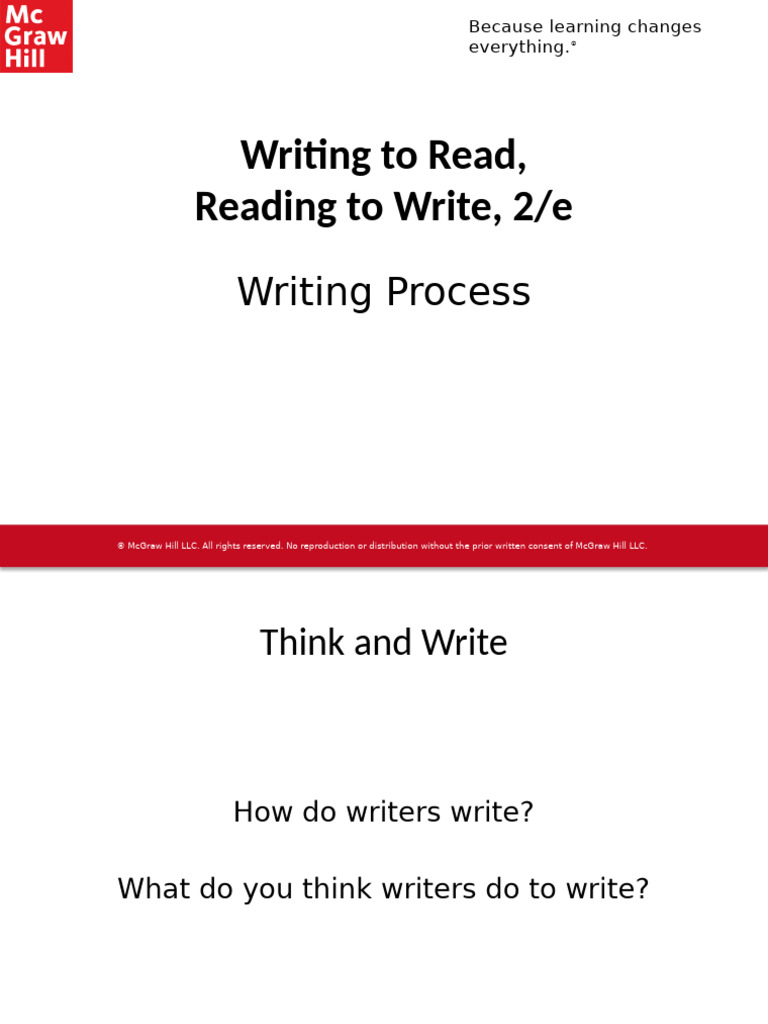 Kuehner 2e PPT Ch03 Writing Process ACCESS | PDF | Proofreading | Cognition