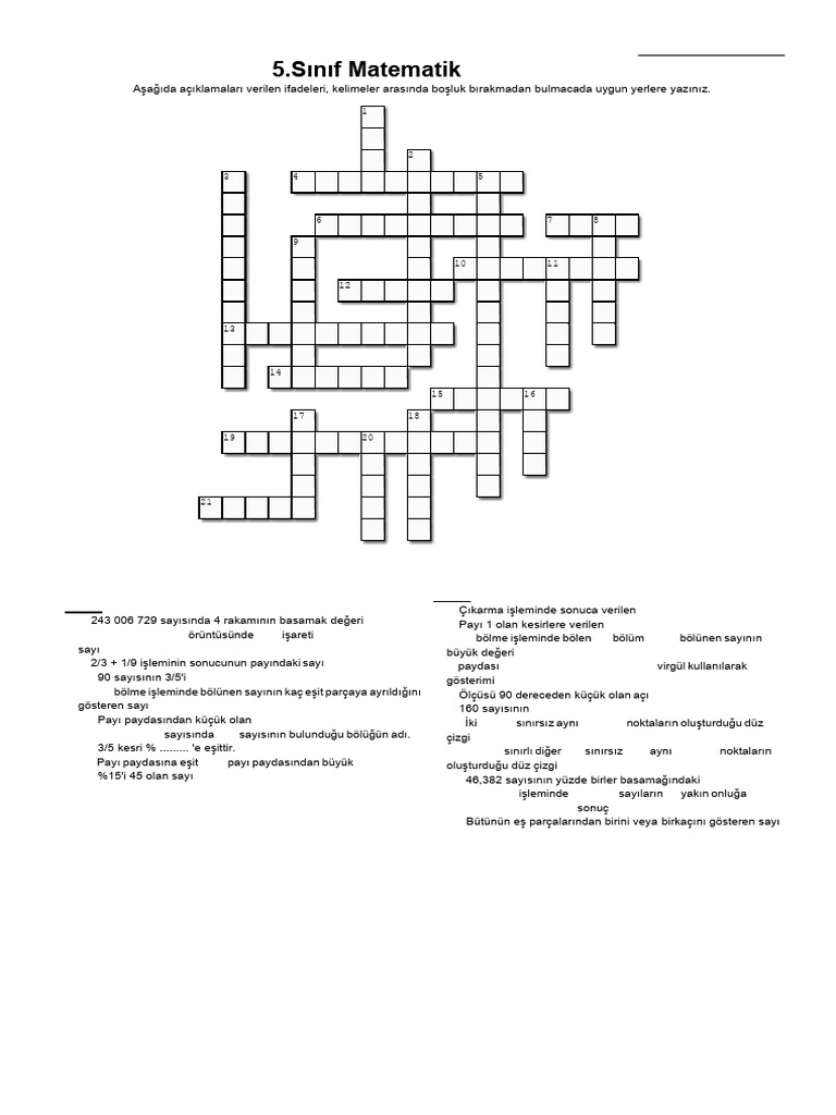 Kelime Bulmaca | PDF