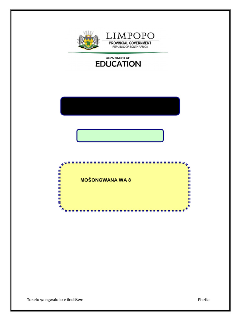 Tlhahlo - Ya - Go - Swaya - Mphato - Wa - 11 - Mosongwana Wa 8 2024 | PDF