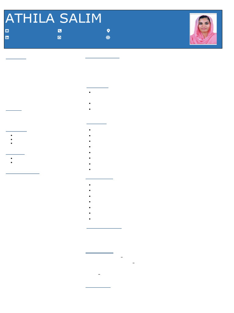 Athila Resume | PDF | Websites | Software Engineering