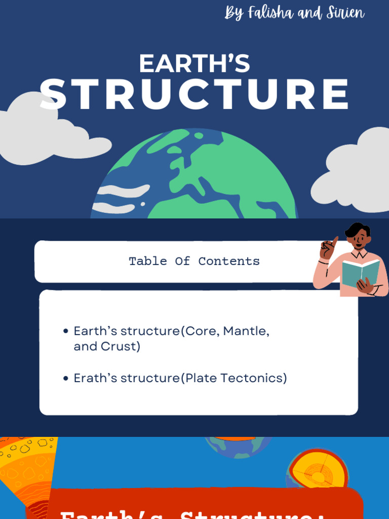 Earth's Structure Presentation | PDF | Plate Tectonics | Earth