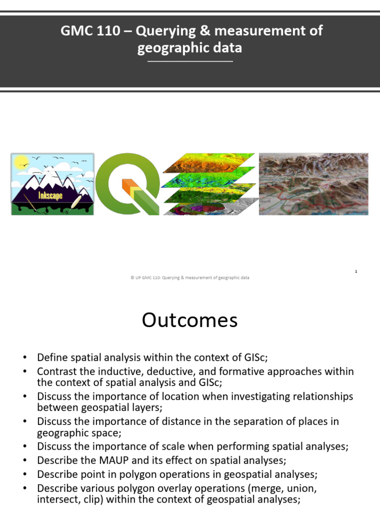 Querying and Measurement of Geographic Data Lecture Slides | PDF ...