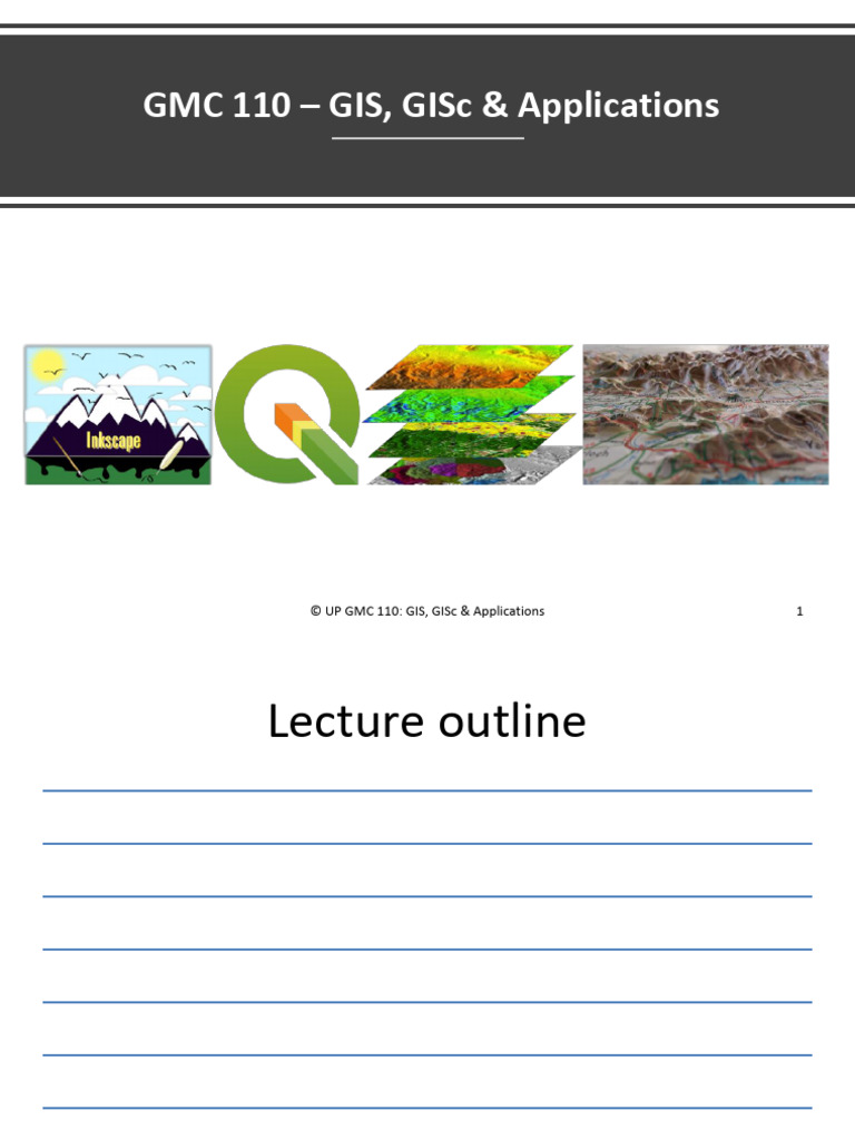1 GMC110 GIS GISc and Applications | PDF | Geographic Information System | Arc Gis