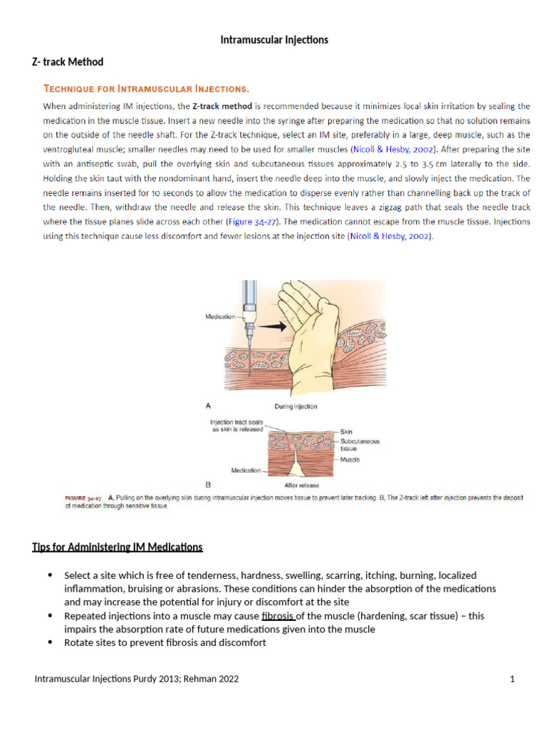 IM Injections Technique and Landmarking | PDF | Musculoskeletal System ...