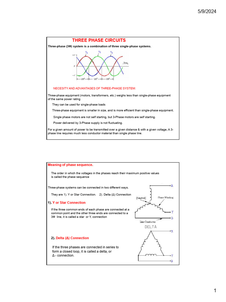 3 Phase Circuits (2) | PDF | Ac Power | Electrical Equipment