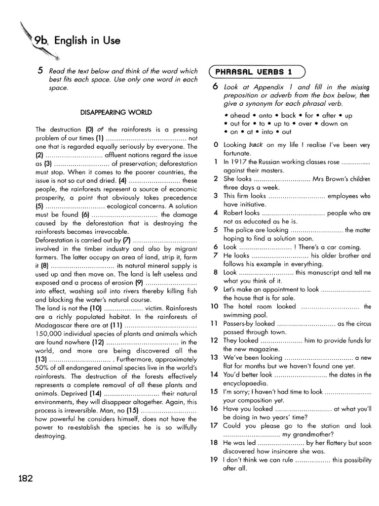 CPE Use of English 1 Students Book Unit 9b Virginia Evans | PDF