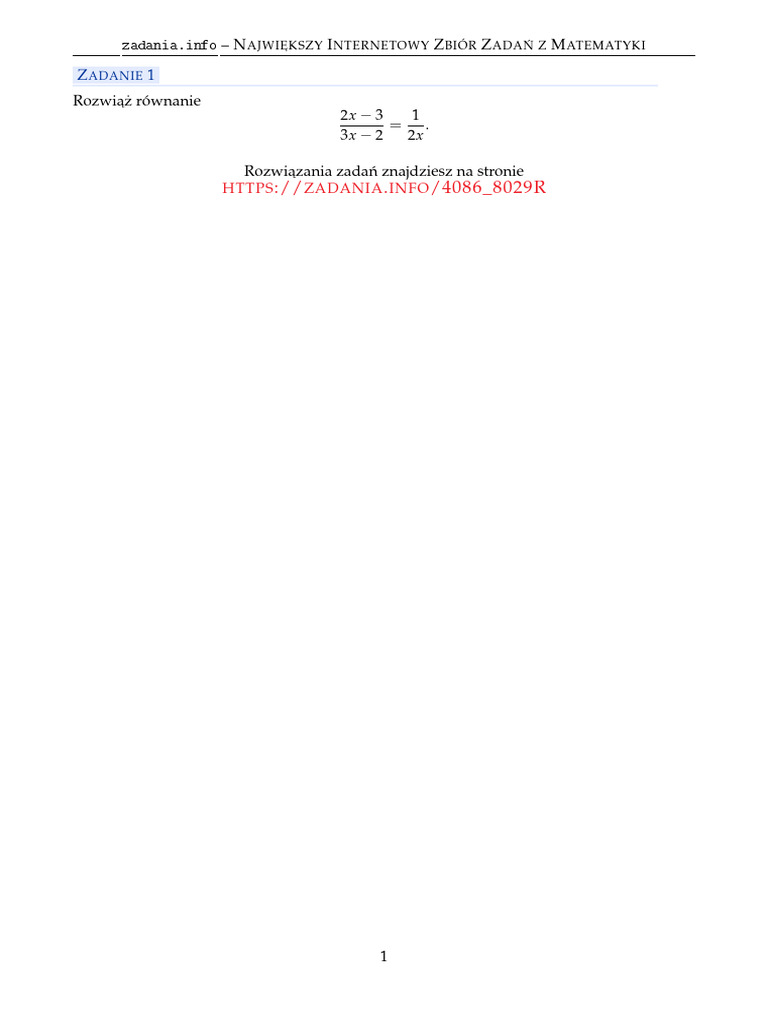 3f2-Równania Wymierne | PDF