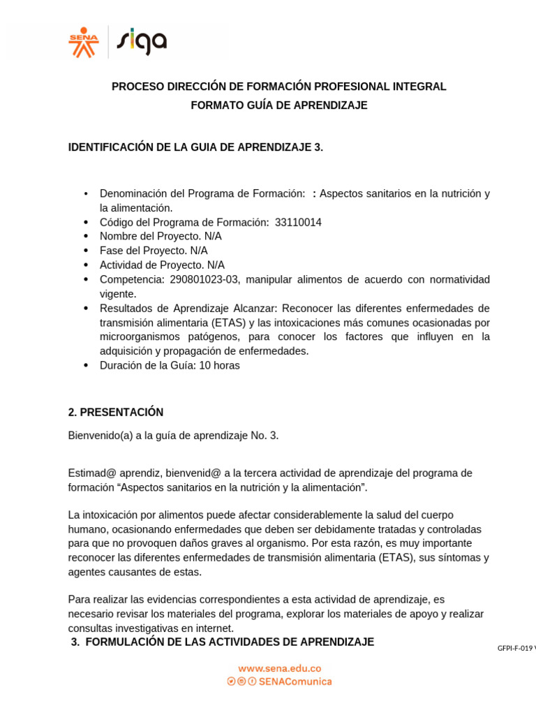 Gfpi-F-019 - Guia - de - Aprendizaje 3 | PDF | Virus | Hongo